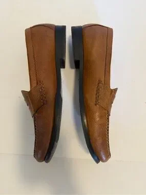 Cole Haan | Shoes | Cole Haan Pinch Hand Sewn Grand Brown Penny Loafers ...